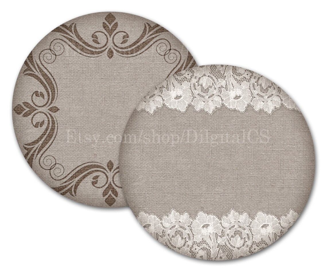 Printable Labels Rustic Labels Burlap Labels 2x2 Digital Labels Labels ...