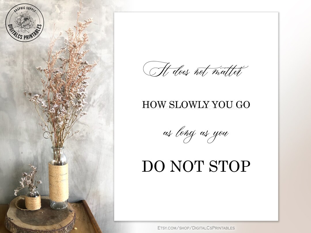 Motivational Wall Art Confucius Poster Quote Printable Quote Wall Art ...