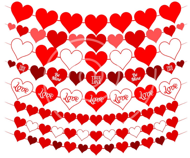 Heart Clipart Valentines Day Clipart Love Clipart Valentine - Etsy