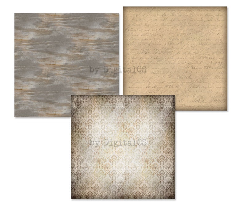Distressed Grunge Digital Paper Vintage Digital Paper Rustic - Etsy