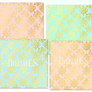 Gold Foil Digital Paper Gold Digital Paper Gold Wedding Digital Paper ...