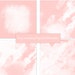 Blush Digital Paper Pastel Pink Watercolor Papers Commercial Use ...