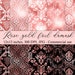 Rose Gold Digital Paper Gold Damask Digital Paper Rose Gold - Etsy