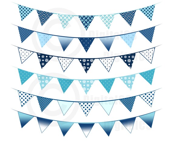 Blue Bunting Clip Art