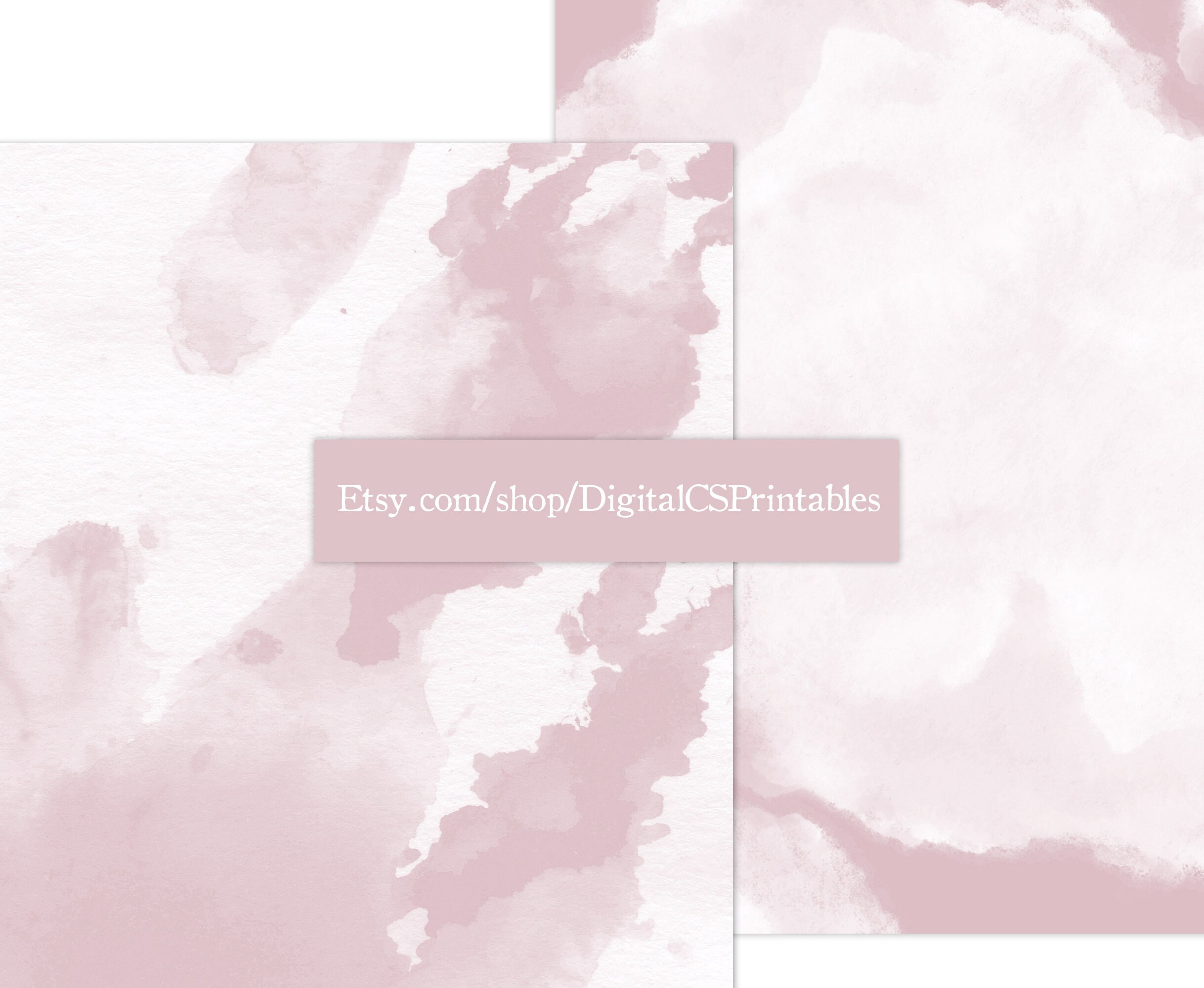 Mauve Digital Paper Pale Purple Watercolor Papers Commercial - Etsy