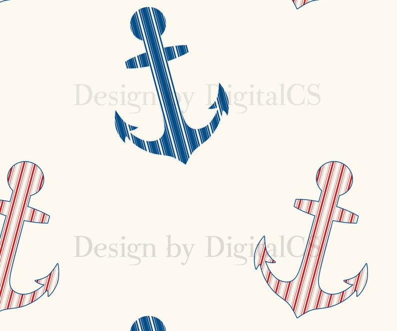 Nautical Digital Paper Chevron Digital Paper Nautical Paper Nautical ...