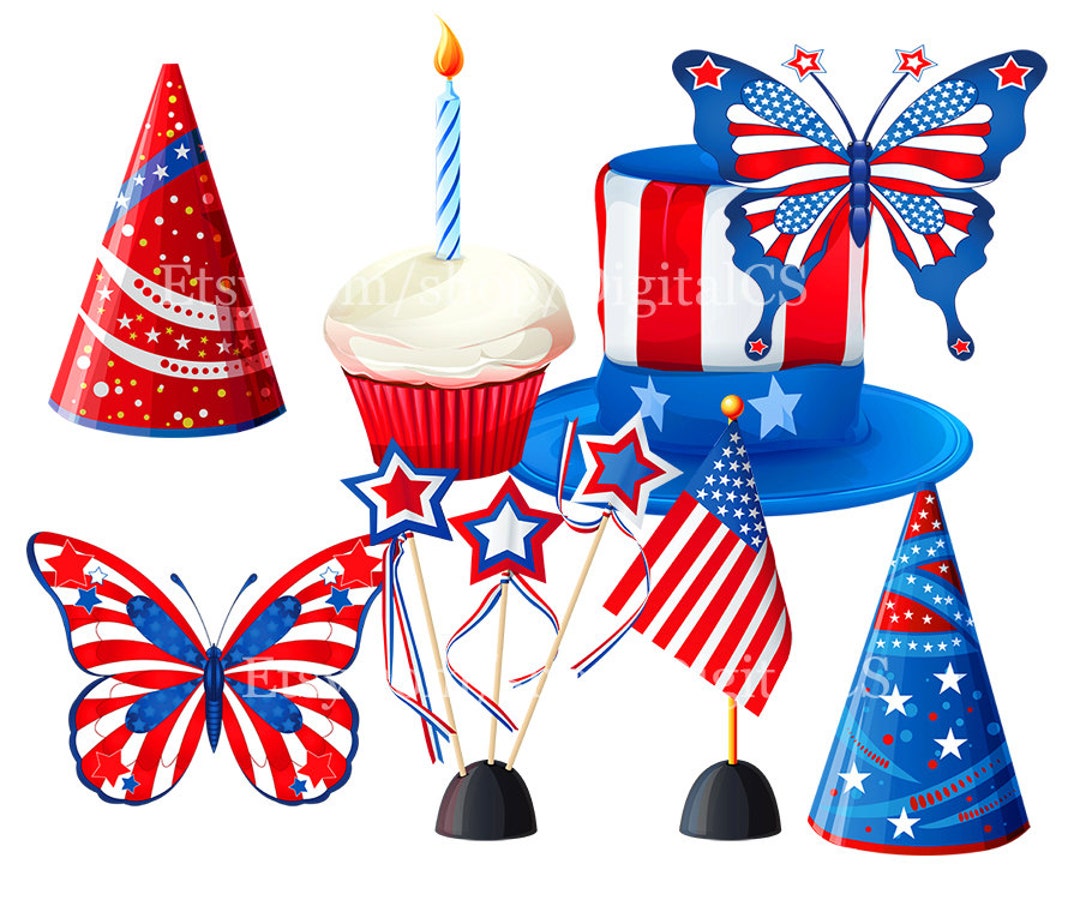 4th of July Clipart 4th of July Clip Art Patriotic Clipart Patriotic ...
