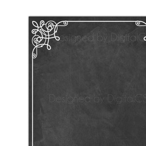 Printable Chalkboard Labels Chalkboard Tag Png Digital Chalkboard ...