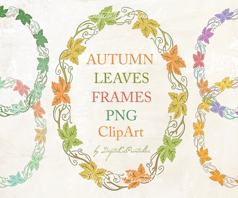 Digital Frame Clipart Fall Clipart Frame Png Digital Frames and Border ...