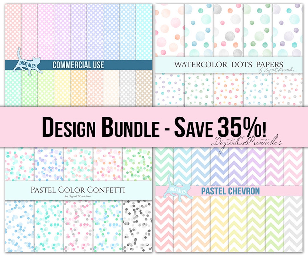 Digital Paper Sale 35% OFF Pastel Digital Paper Pastel Baby Digital ...