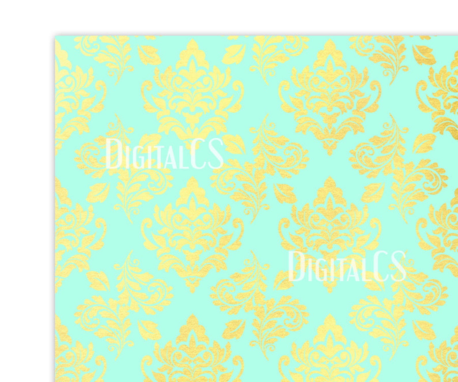 Gold Foil Digital Paper Gold Digital Paper Gold Wedding | Etsy