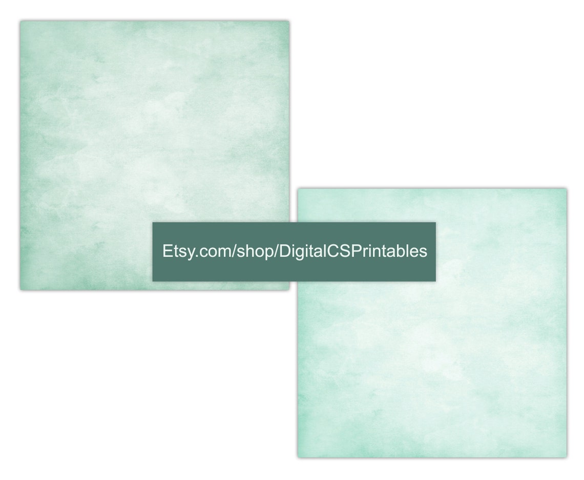 Sage Green Digital Paper Emerald Green Watercolor Digital - Etsy
