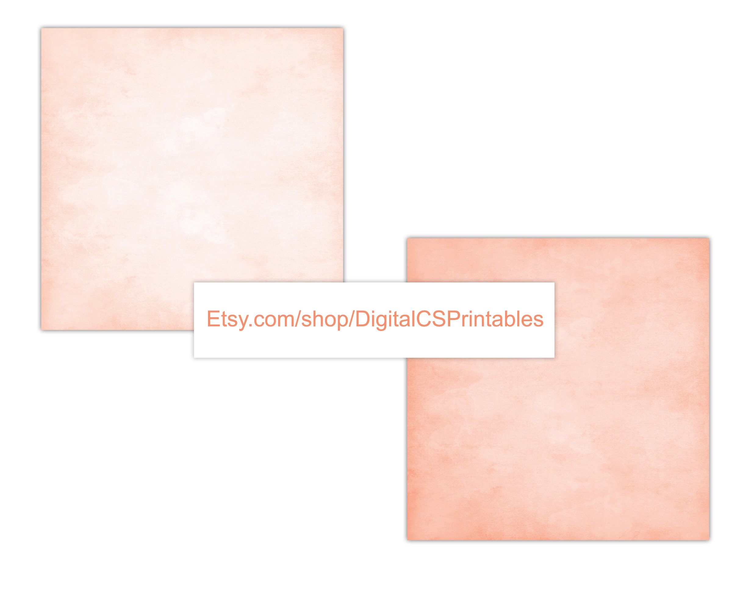 Peach Digital Paper Peach Pink Watercolor Digital Paper Pack Commercial ...