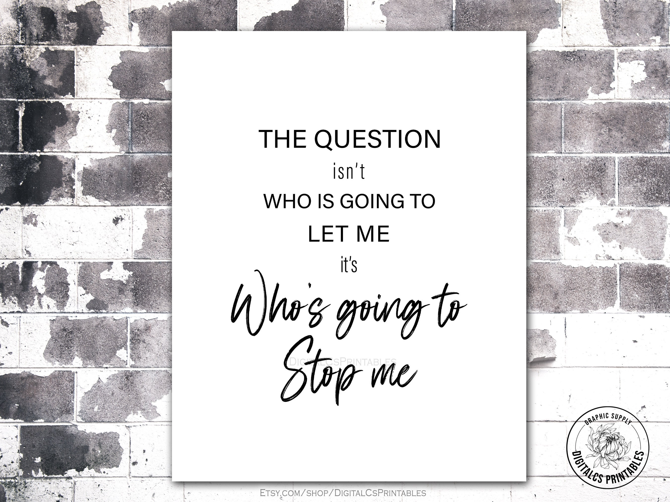 Printable Quote Wall Art Motivational Wall Art Confucius Poster Quote ...