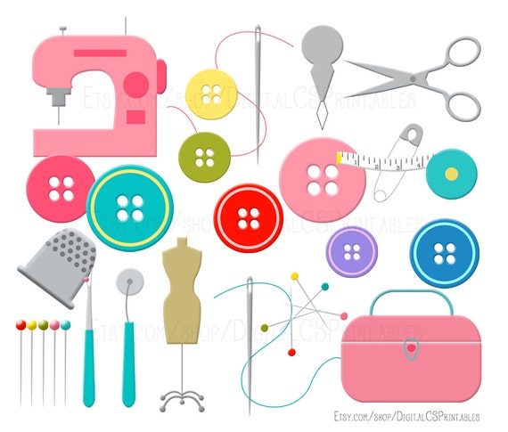 Sewing Pins Clip Art