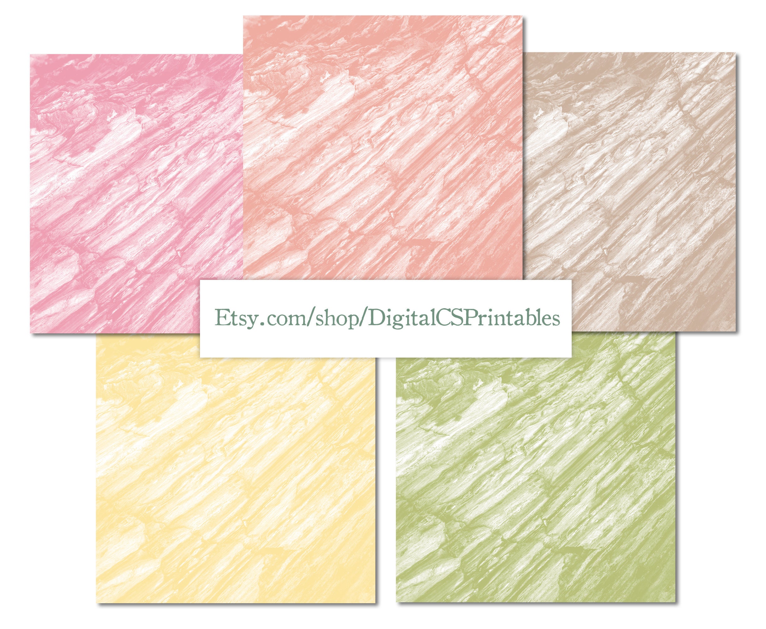 Marble Digital Paper Stone Texture Digital Paper Pastel - Etsy
