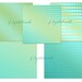 Turquoise Digital Paper Gold and Turquoise Digital Paper Gold Digital ...