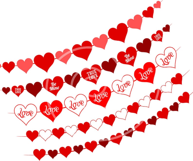Heart Clipart Valentines Day Clipart Love Clipart Valentine - Etsy
