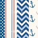Nautical Digital Paper Chevron Digital Paper Nautical Paper Nautical ...