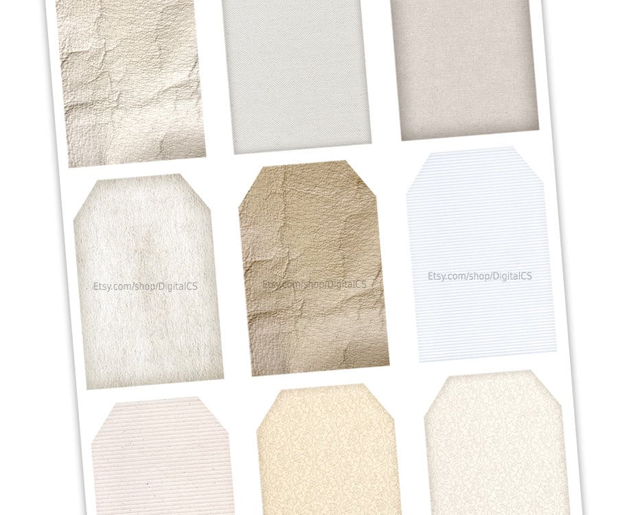 Printable Label Digital Label DIY Labels Blank Label Blank Gift Tags ...