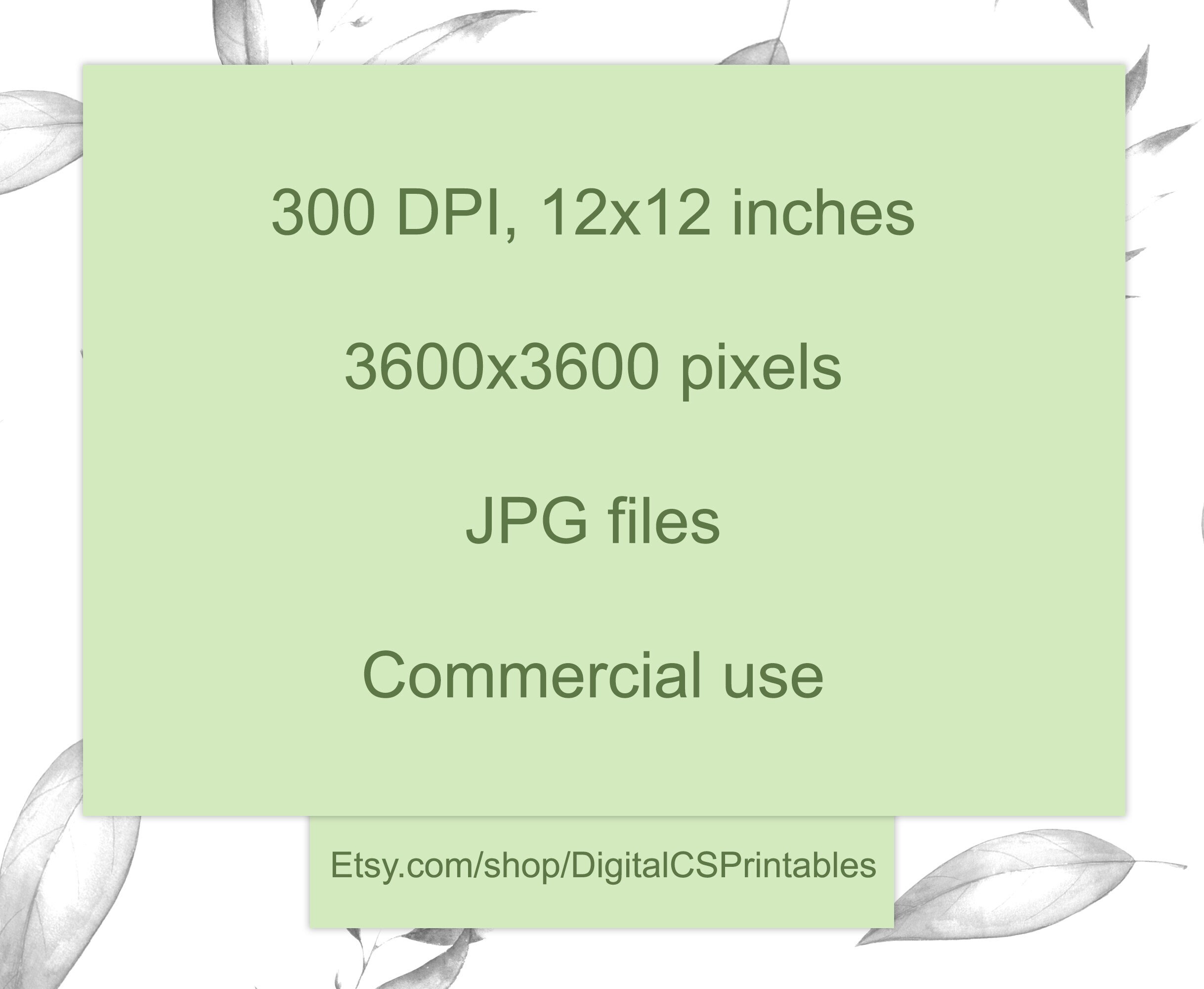 Green Digital Paper Green Watercolor Digital Paper Pack Green ...