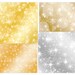 Christmas Digital Paper Gold Digital Paper Bokeh Christmas Gold Bokeh ...