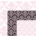 Pink Damask Digital Paper Wedding Paper Wedding Digital Paper Pink ...