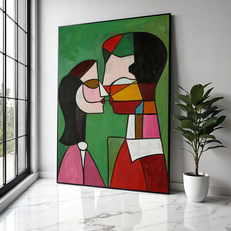 Romantic Cubism Art - Etsy