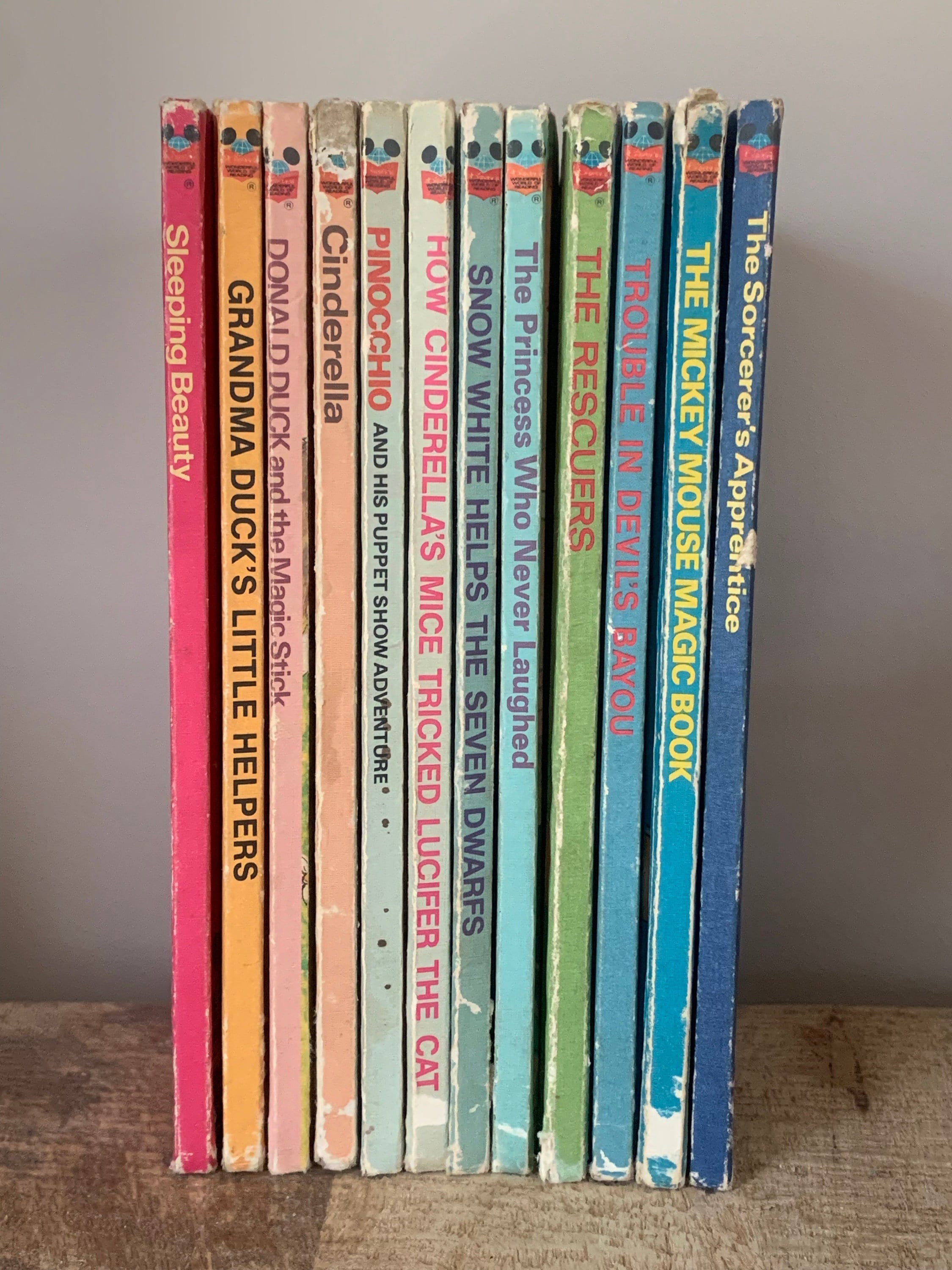 Vintage Disney Book Club Edition Books Set of 12 - Etsy