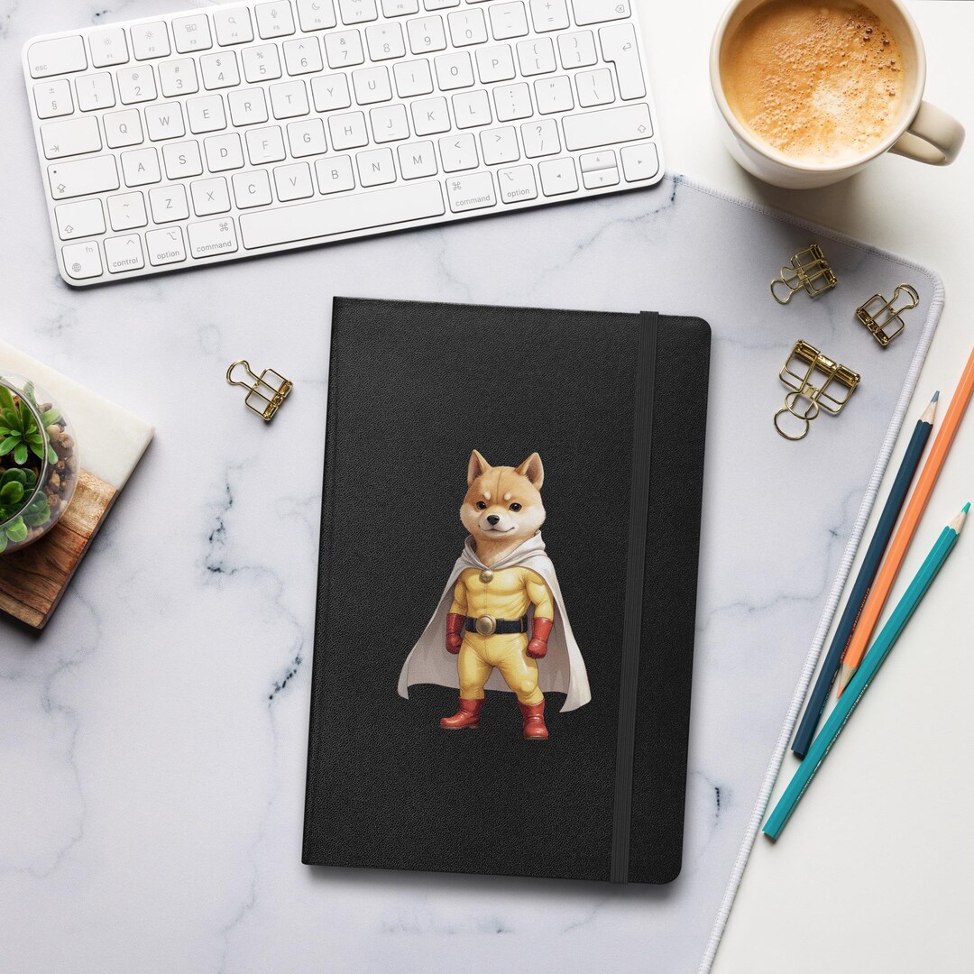 Shiba Inu Superhero Notebook - Etsy