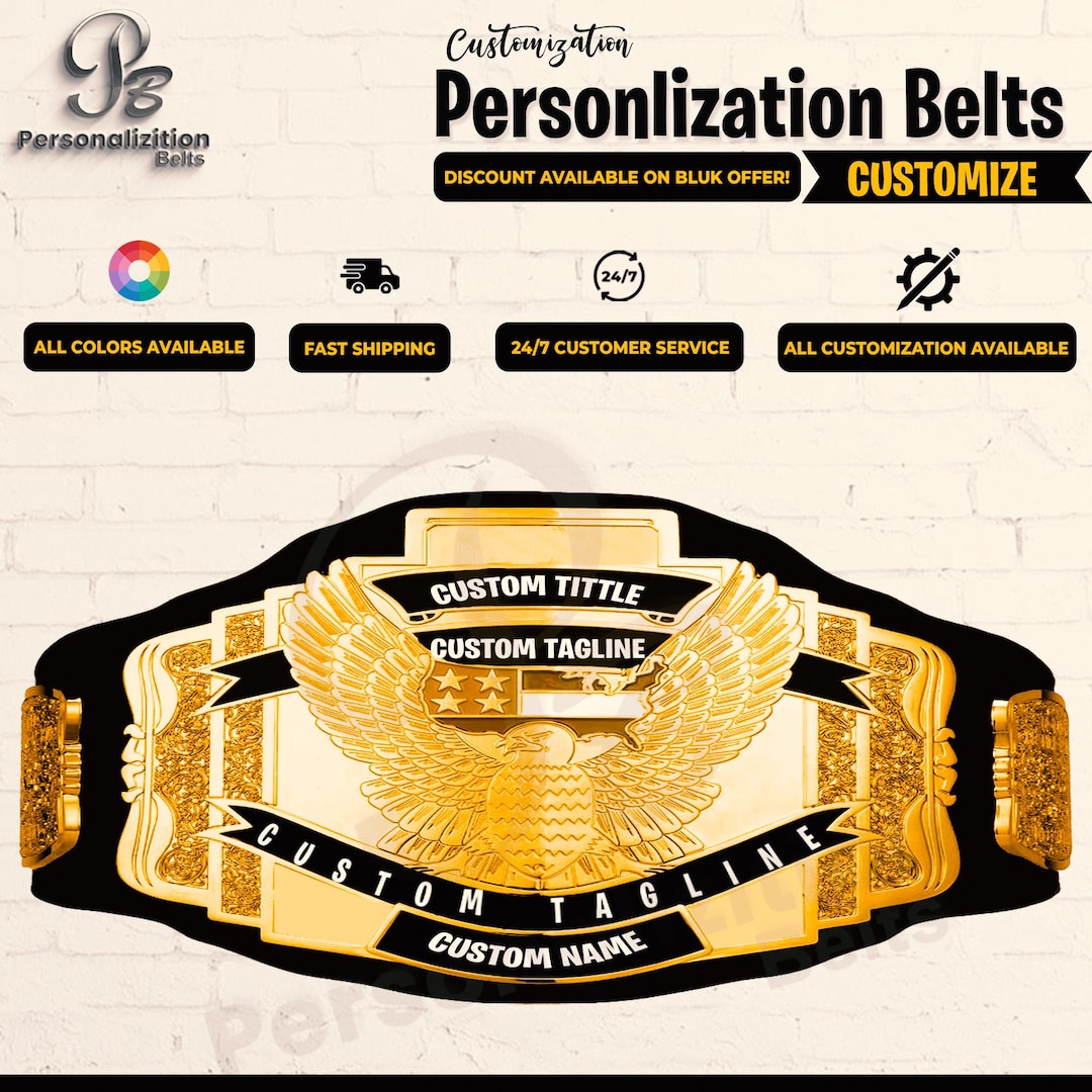 Customize WCW United States Championship Belt. - Etsy