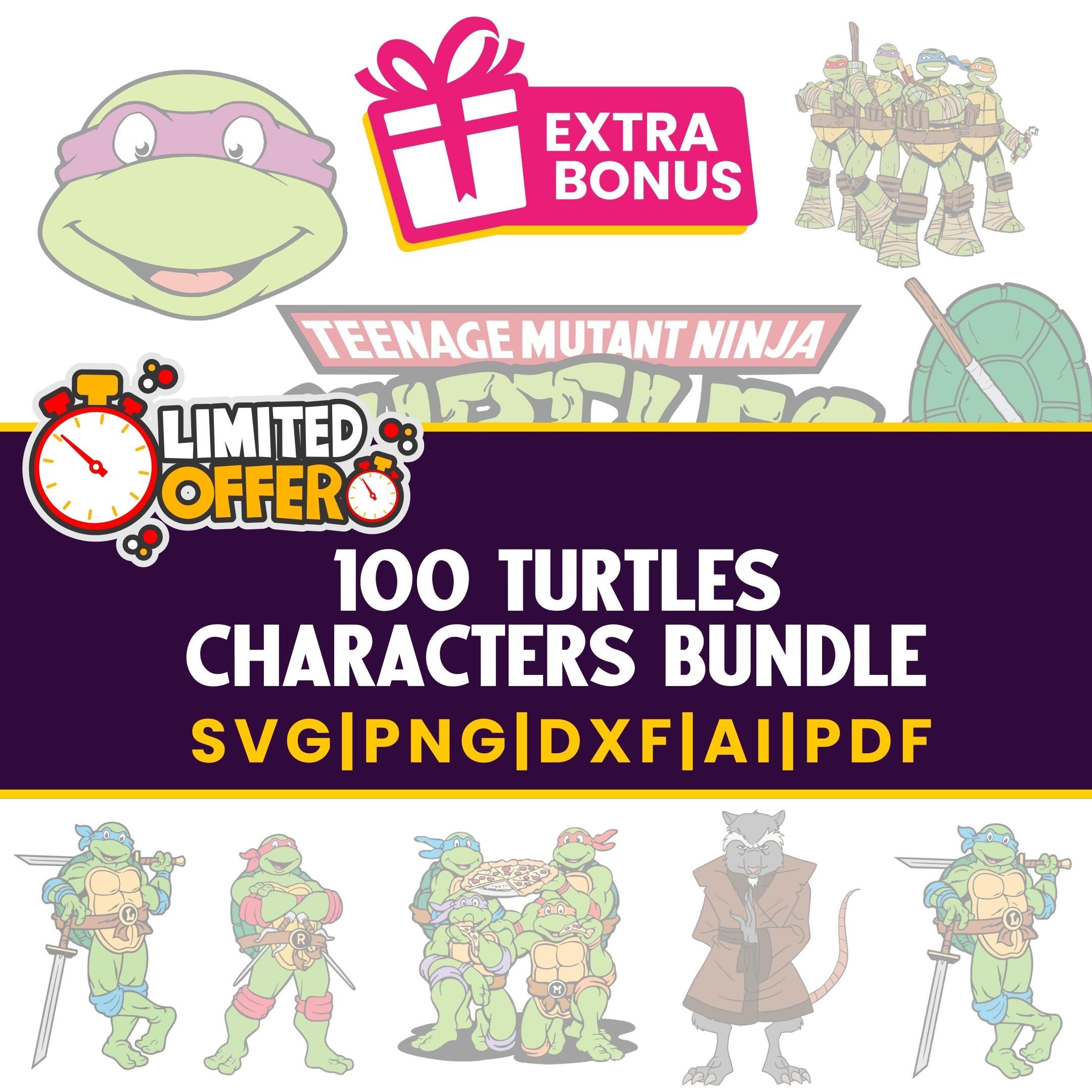 Turtles Font SVG, Turtles Alphabet Svg, Instant Download, Turtles Svg ...