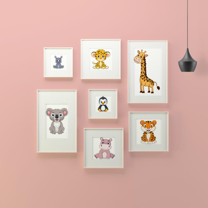 Safari Animal Clipart, Animal Svg, Jungle Safari, Safari Animal SVG ...