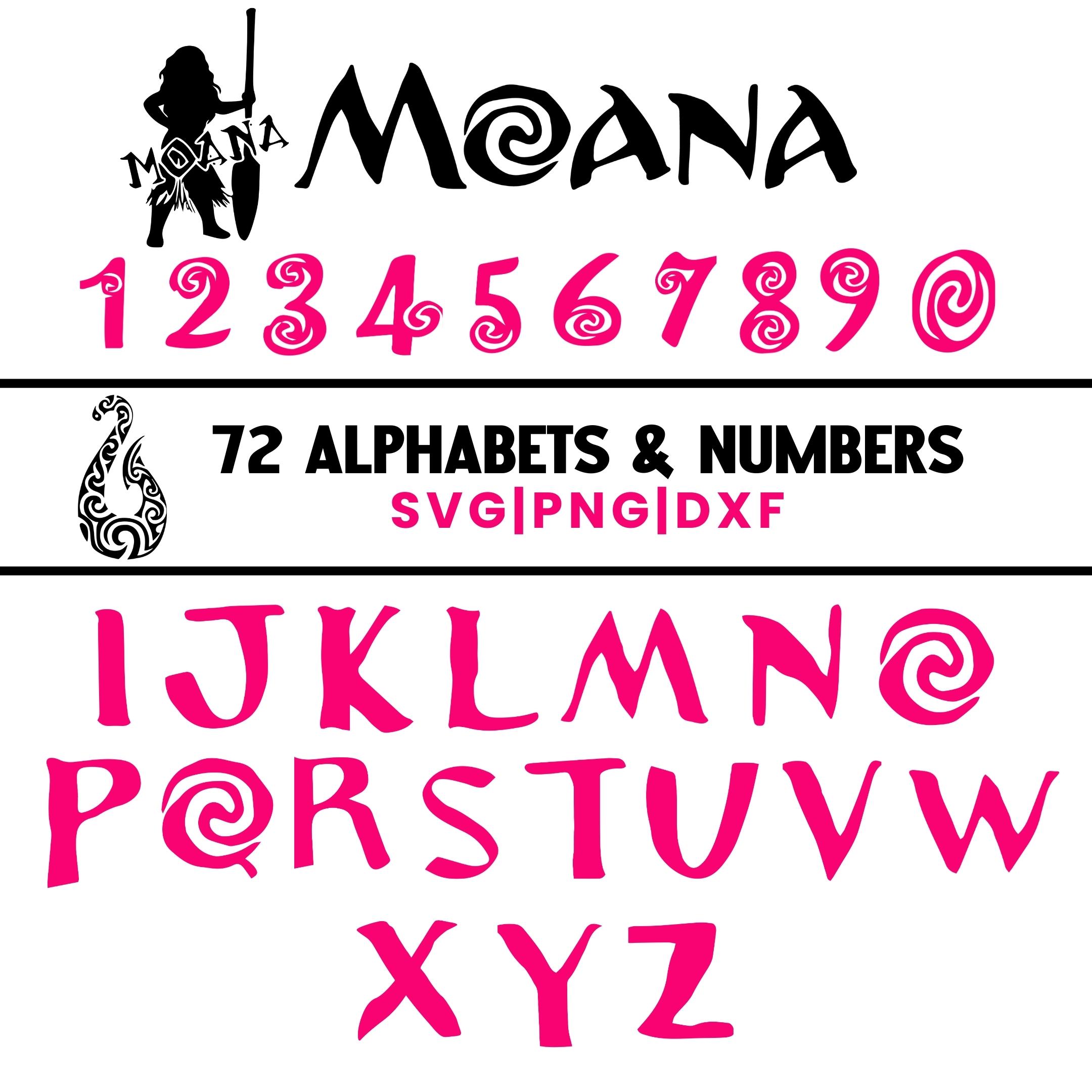 Moana Font, Moana Svg, Moana Font Svg, Moana Font Cricut, Moana ...