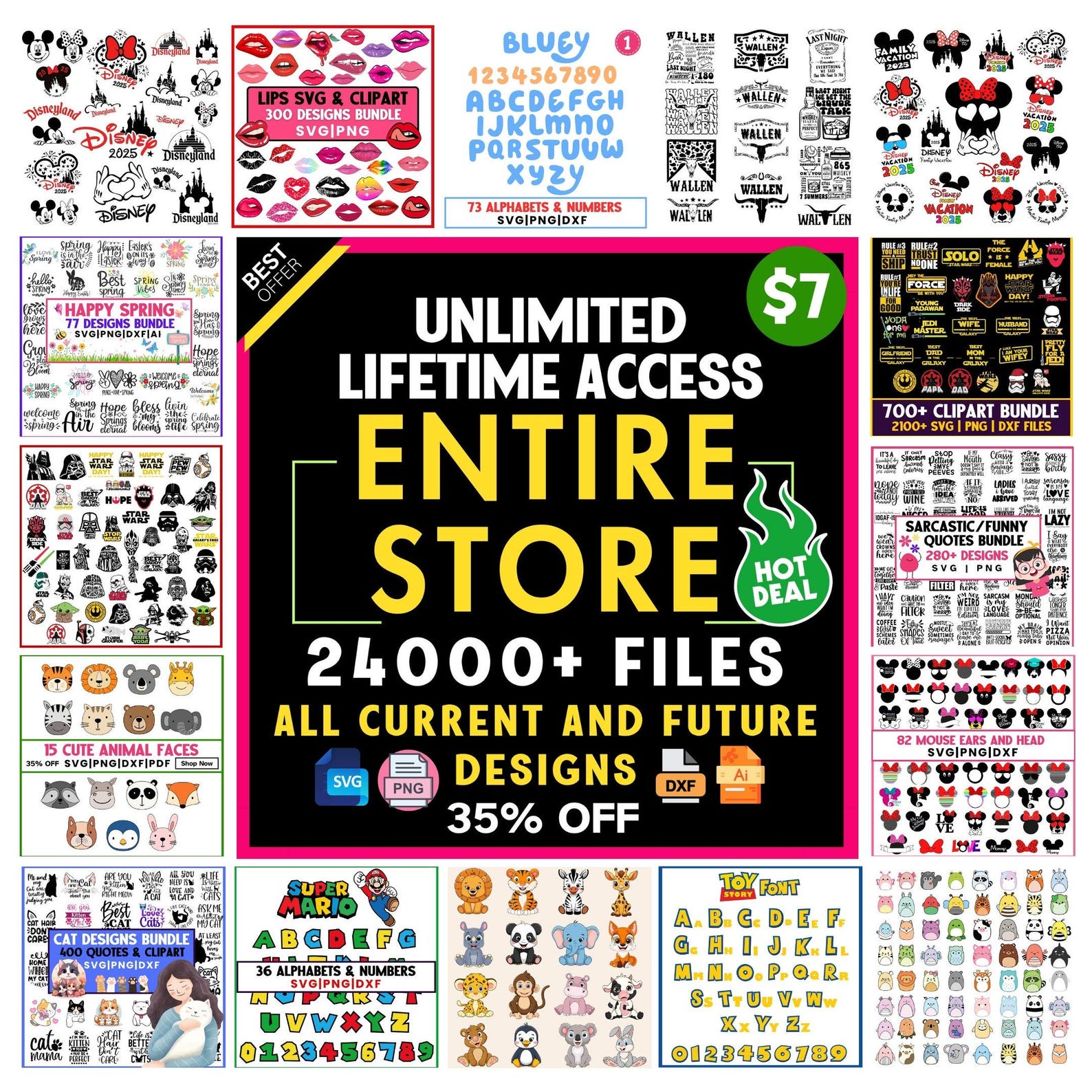 Entire Shop Bundle | All Shop SVG Bundle, Mega SVG Design Bundle: 24000 ...