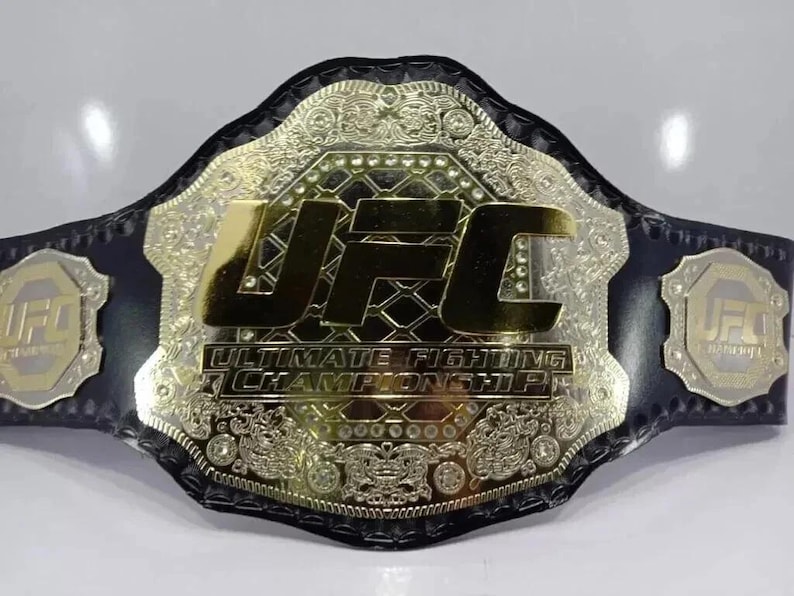 UFC Limited Edition World Heavy Weight Championship Classic Title Belt ...
