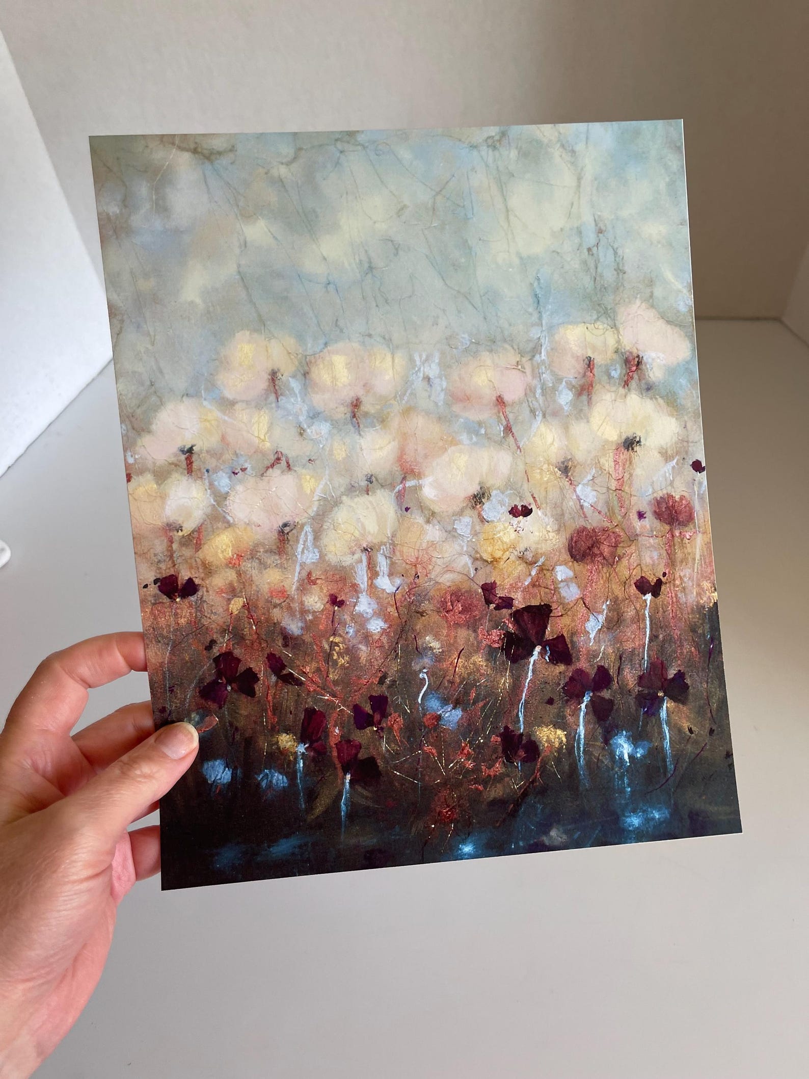 Enchanted Rose Painting Print - Romantic Painting - Wall Decor Floral ...