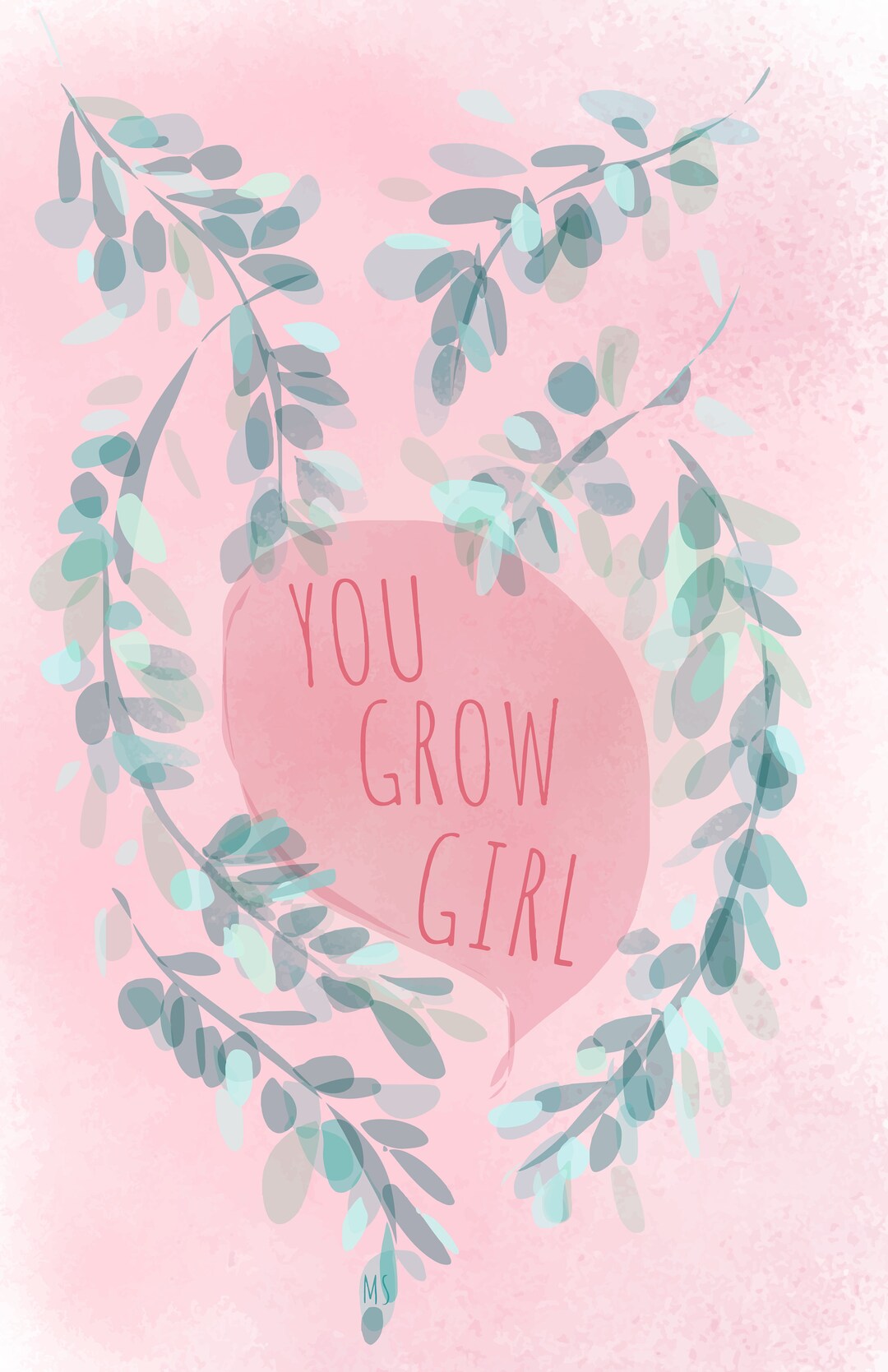 You Grow Girl Motivational Instant Digital Download - Etsy
