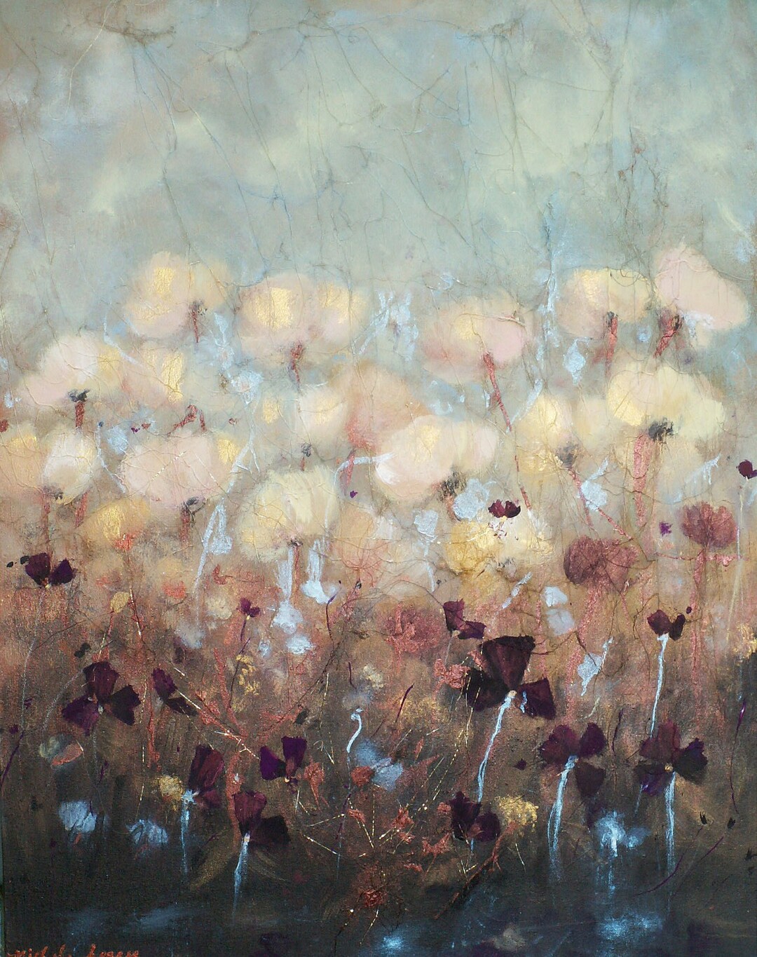 Enchanted Rose Painting Print - Romantic Painting - Wall Decor Floral ...