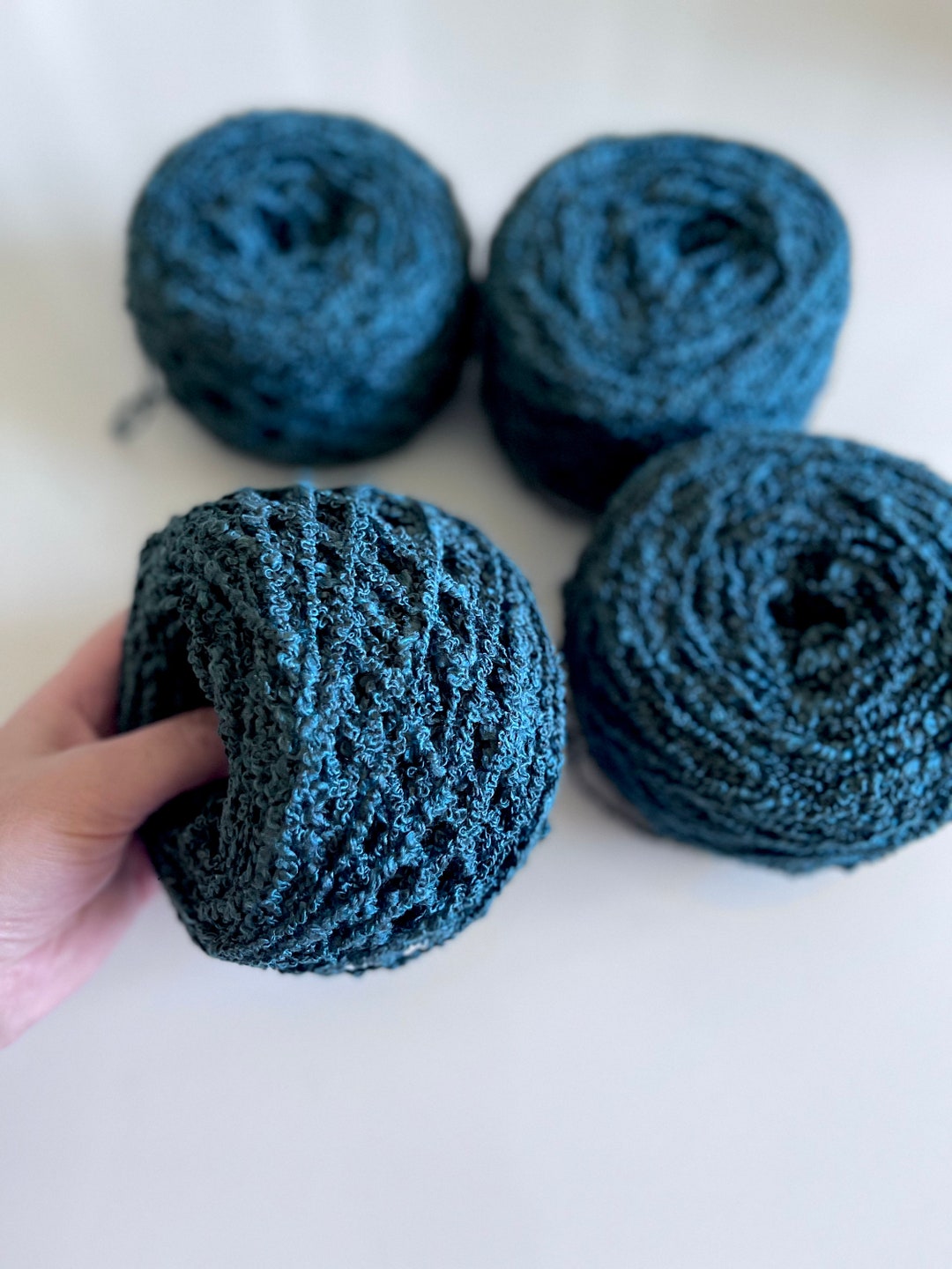 Acrylic Boucle Yarn, Weaving Yarn, Novelty Yarn, Textured Yarn, Detash ...