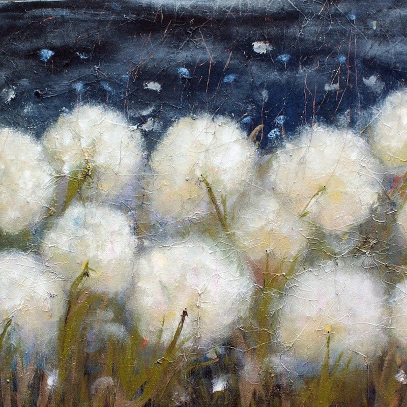 Dandelion Art - Etsy