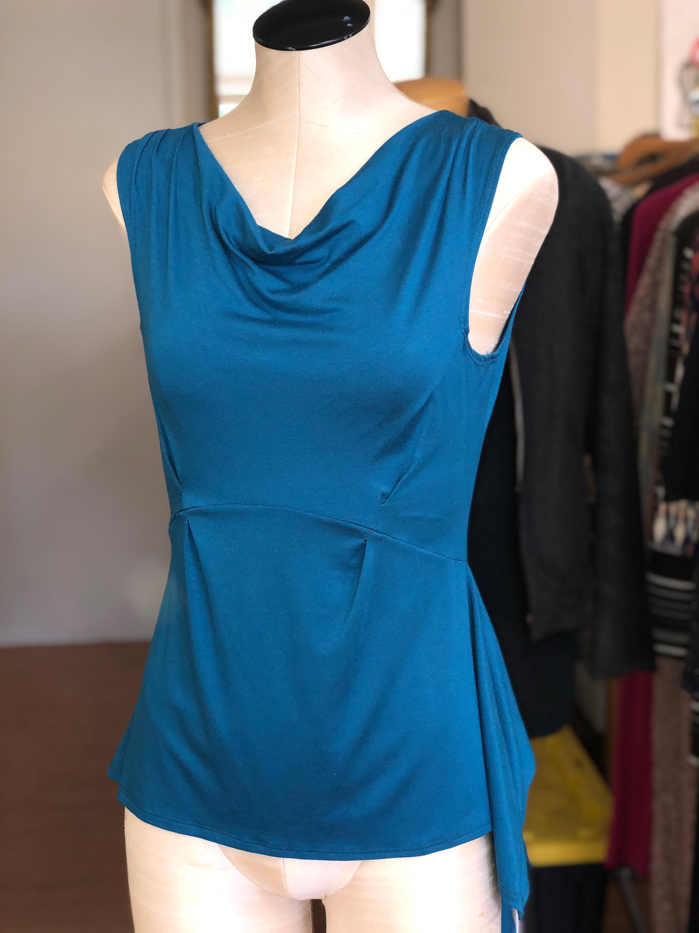 The Tay Tay Top - Sleeveless, Draped Cowl Neck Top - Etsy