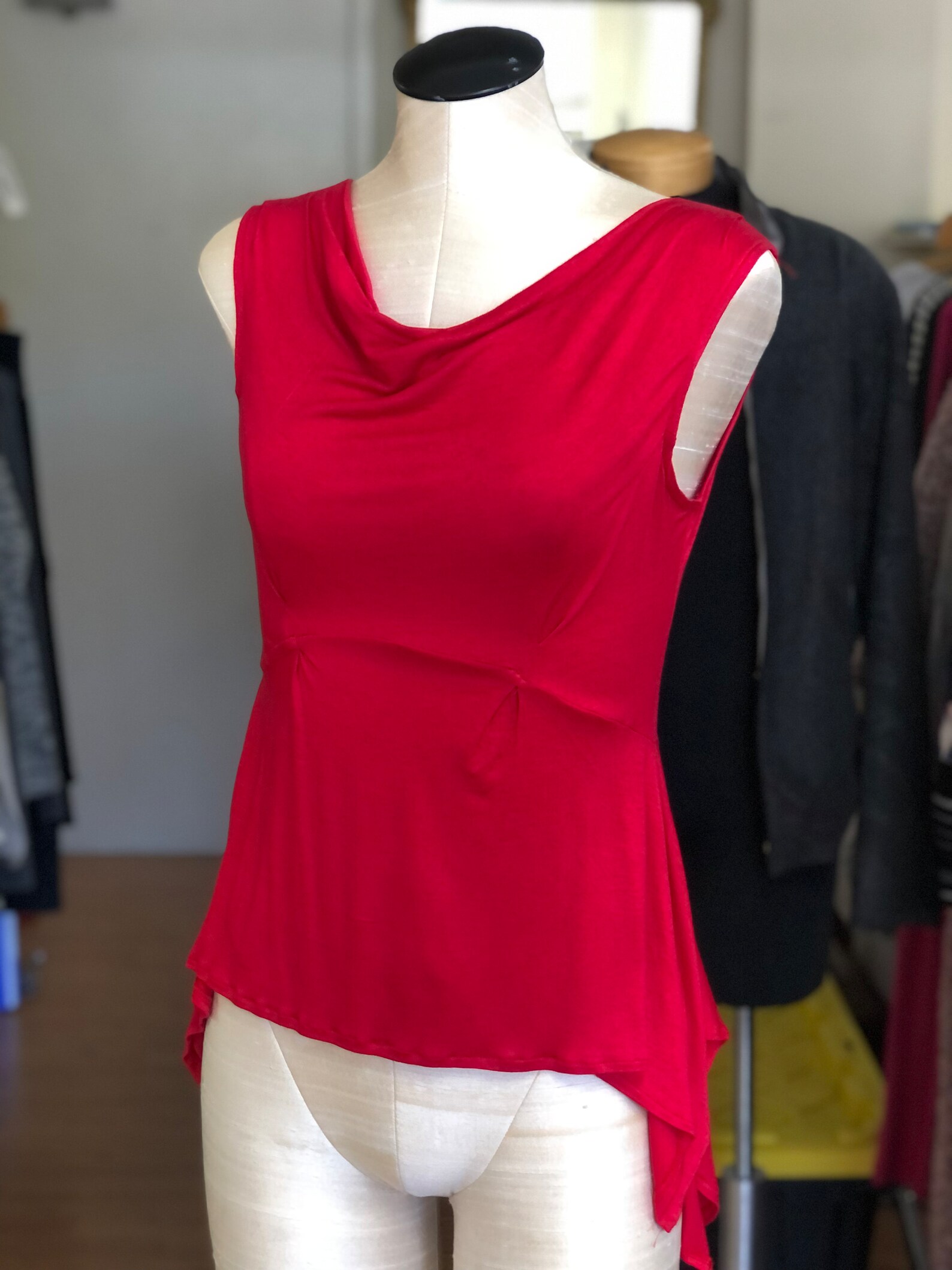 The Tay Tay Top - Sleeveless, Draped Cowl Neck Top - Etsy
