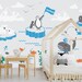 Arctic Animals Decal Nursery Wall Decal nursery Decor polar Bear Arctic ...