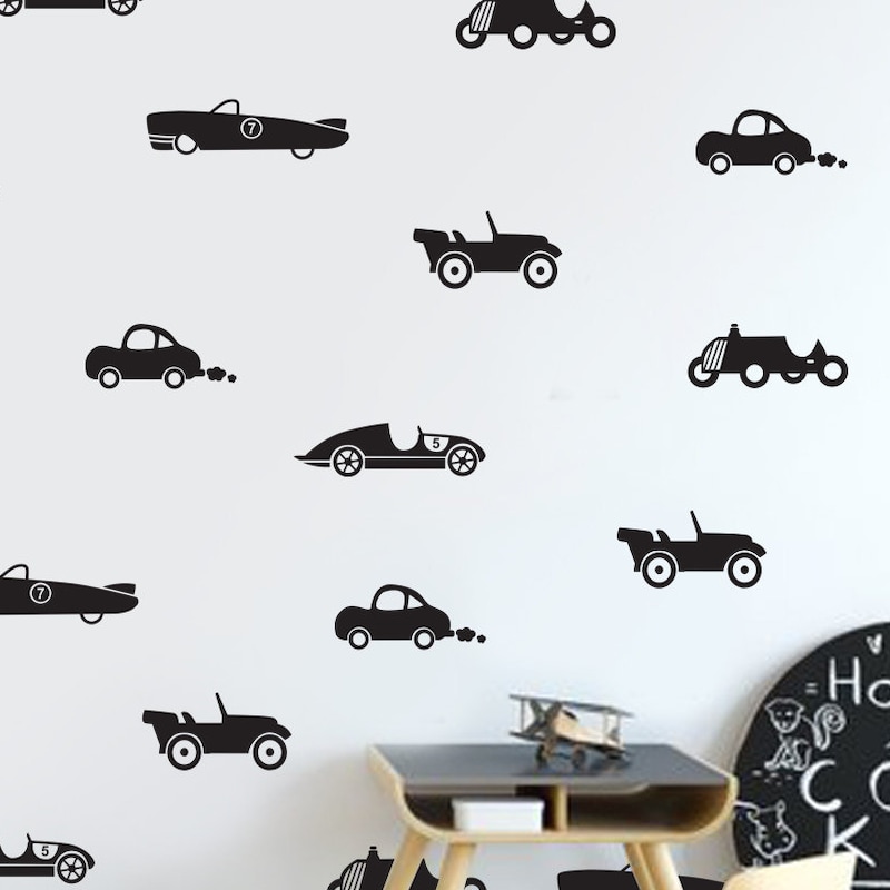 Black Wall Decals - Etsy