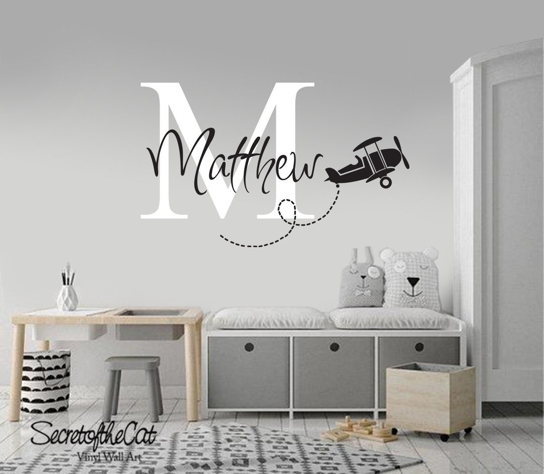 Names Wall Decals -wall Decals Nursery - Personalized Name Decals ...