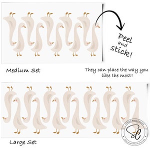 Goose Stickers, Geese Kit for Nursery, Geese Wall Decor, Baby Wall ...