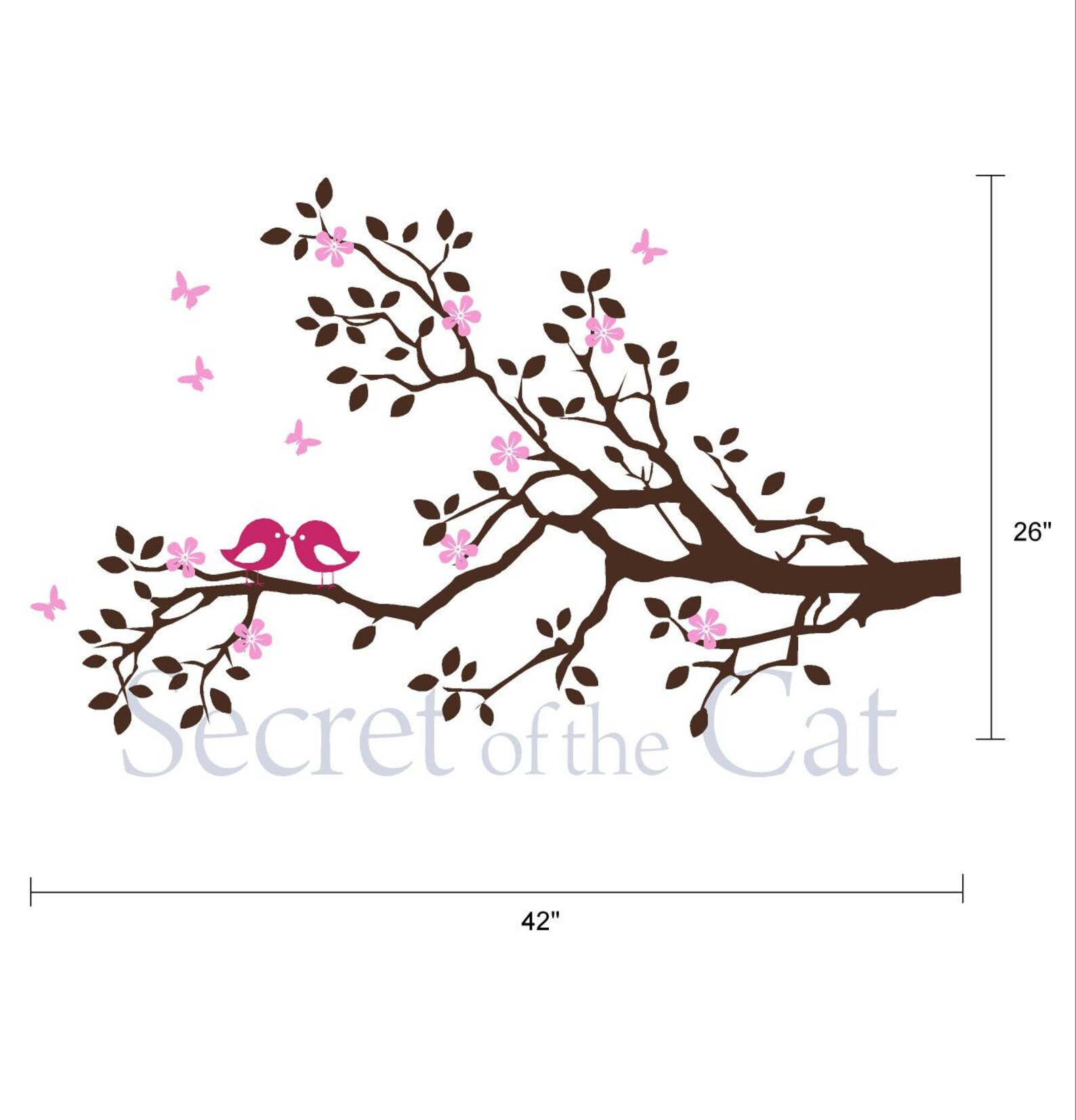 Branch Wall Decal Butterfly Branches Wall Decal Crib Wall | Etsy