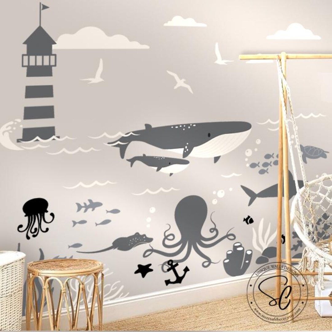 Under the Sea Decal / Under the Sea Decal / Underwater Wall Decal ...