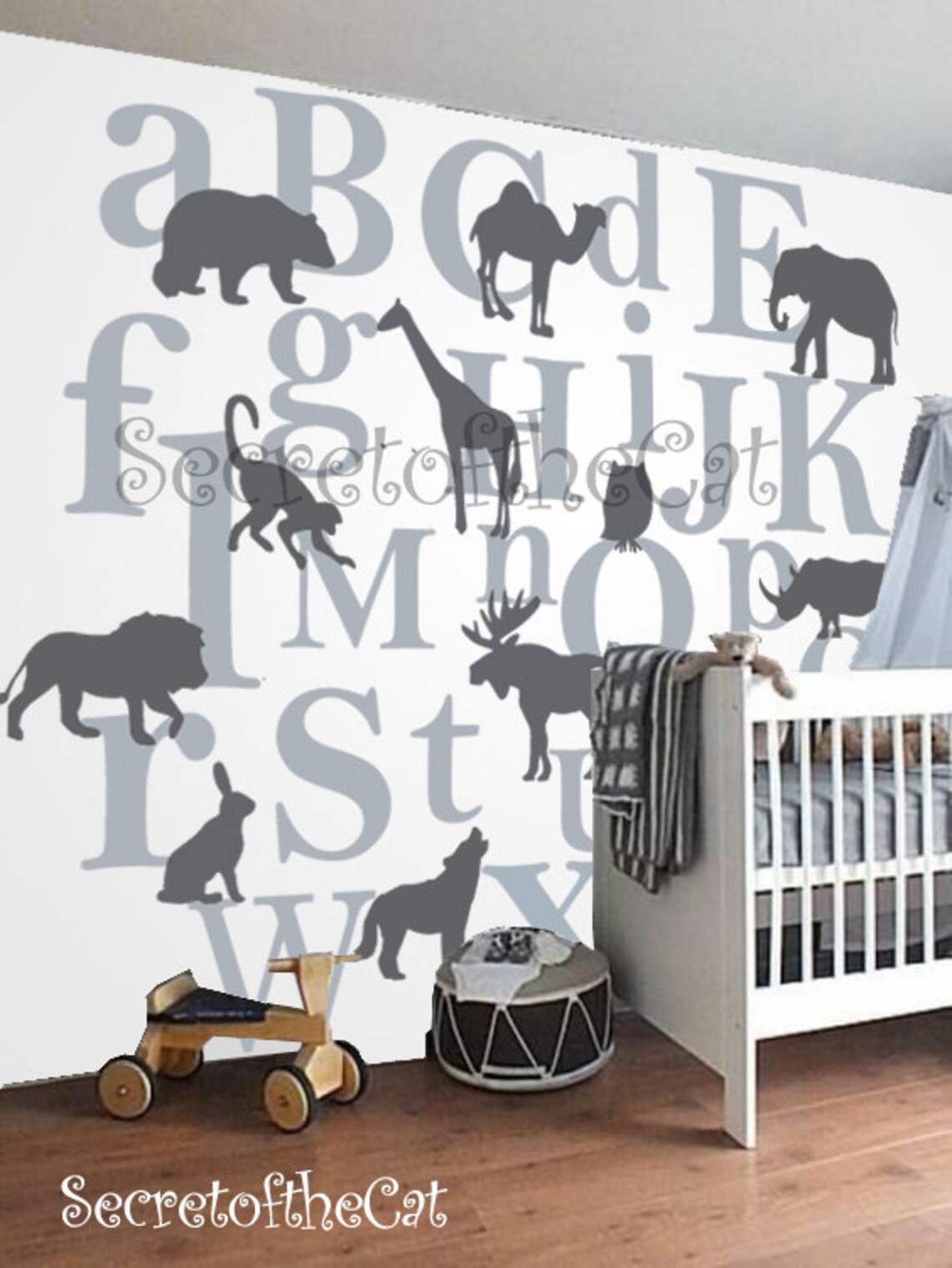 Kids Alphabet Vinyl Decal ABC Decal A to Z Letters - Etsy